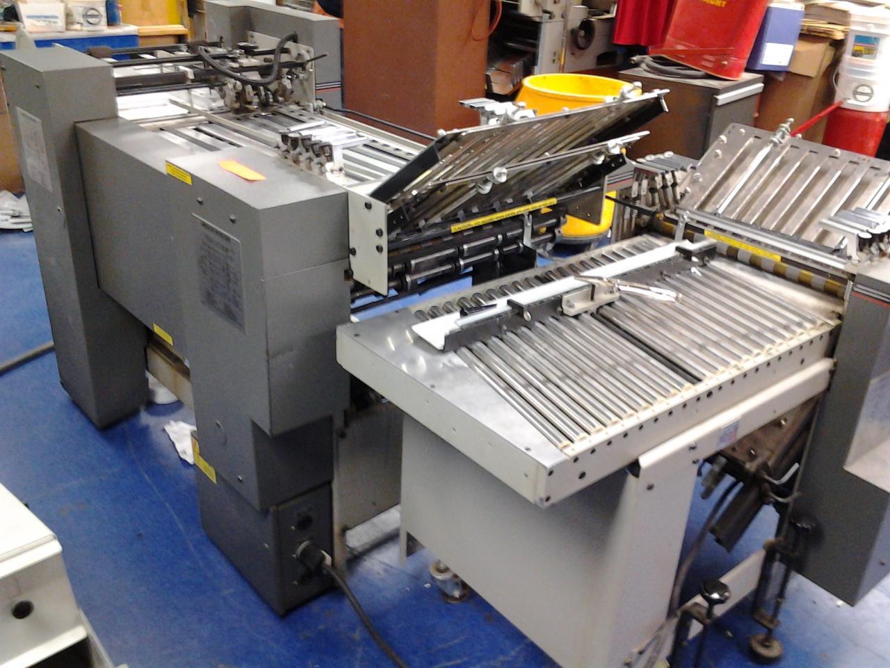 Lot #30: Baum Folder F20A-4-P Futura with Right Angle - WireBids